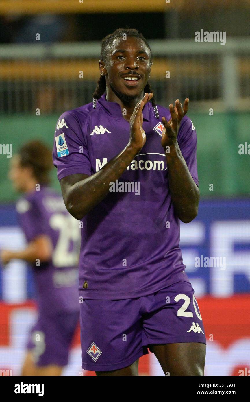 Firenze, Italia. 22nd Aug, 2024. Fiorentina's Moise Kean during the ...