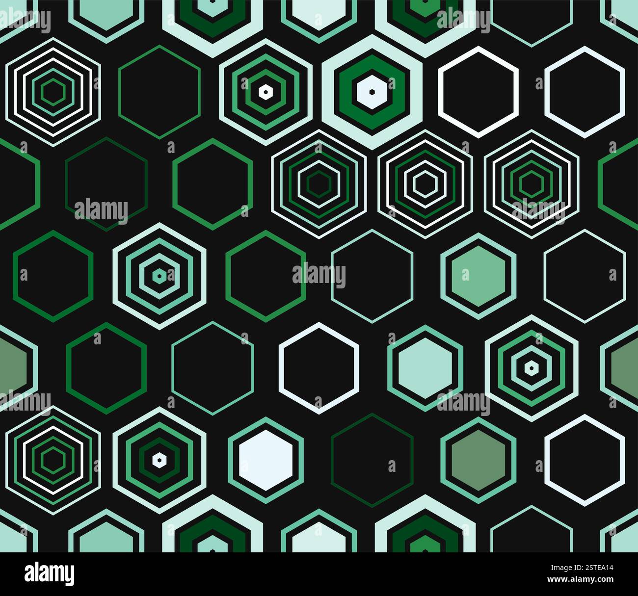 Abstract template background. Geometric elements of varied style and color. Large honeycomb ...