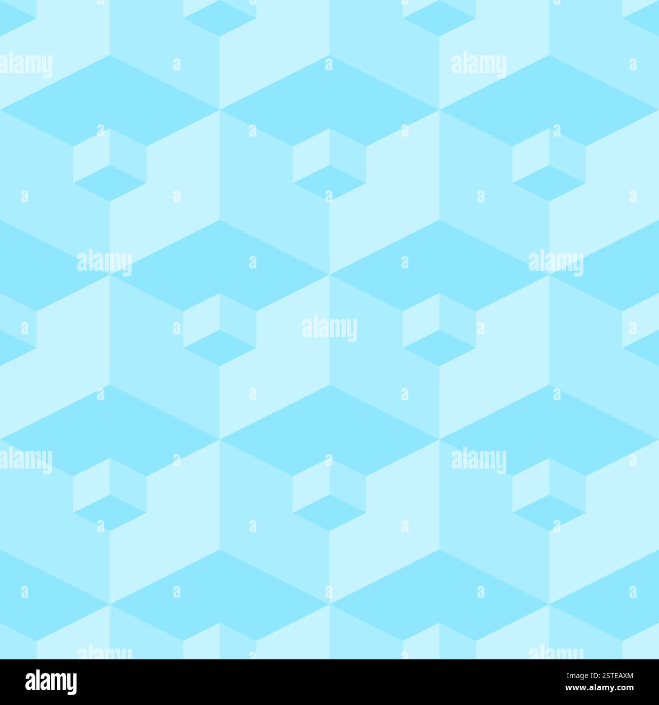 Seamless pattern a three dimensional pattern from volume blue figures ...