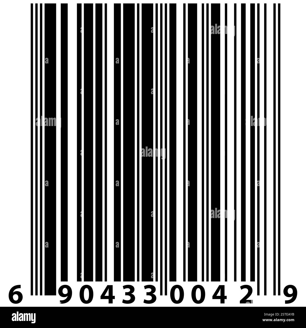 Barcode label - element for design Stock Photo - Alamy