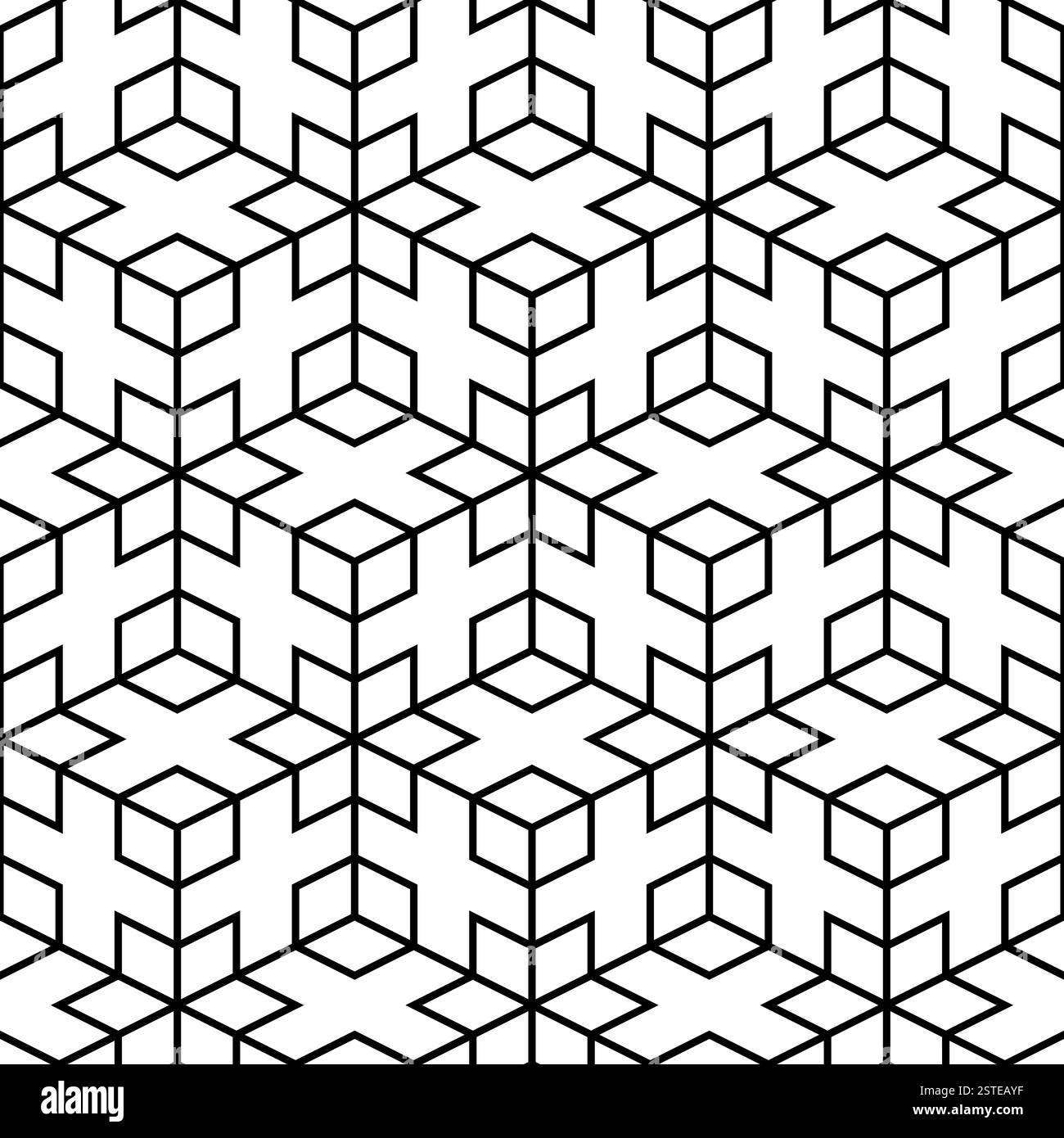 Abstract diagonal square mosaic pattern Black and White Stock Photos ...