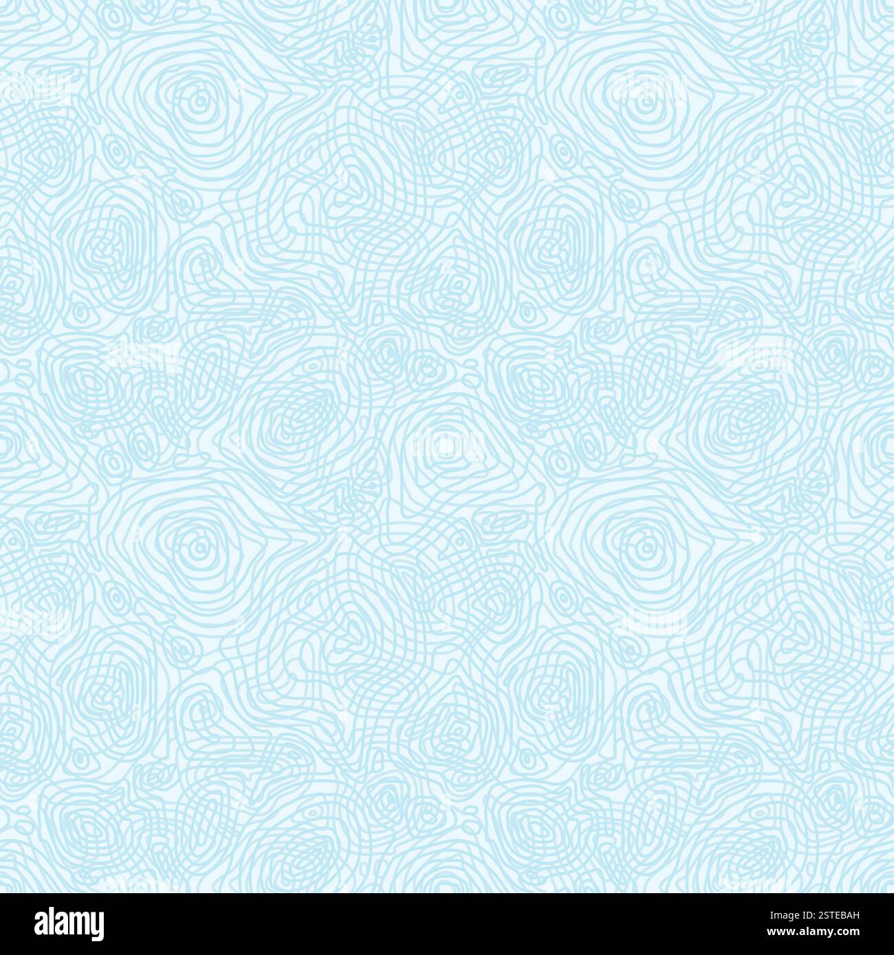Seamless Abstract Monochrome Pattern With Concentric Curved Circles