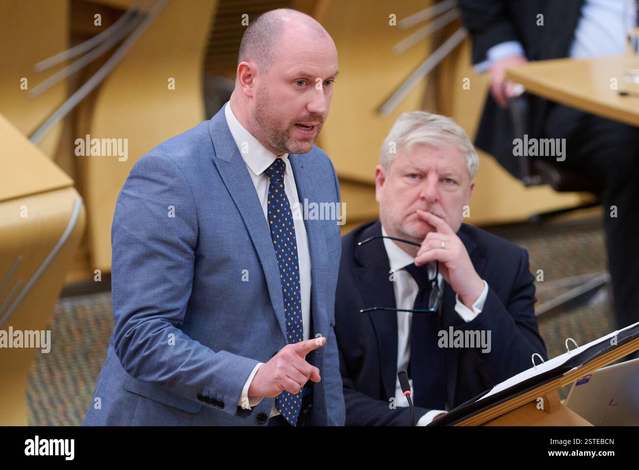 Edinburgh Scotland, UK 18 February 2025. Cabinet Secretary for Health ...