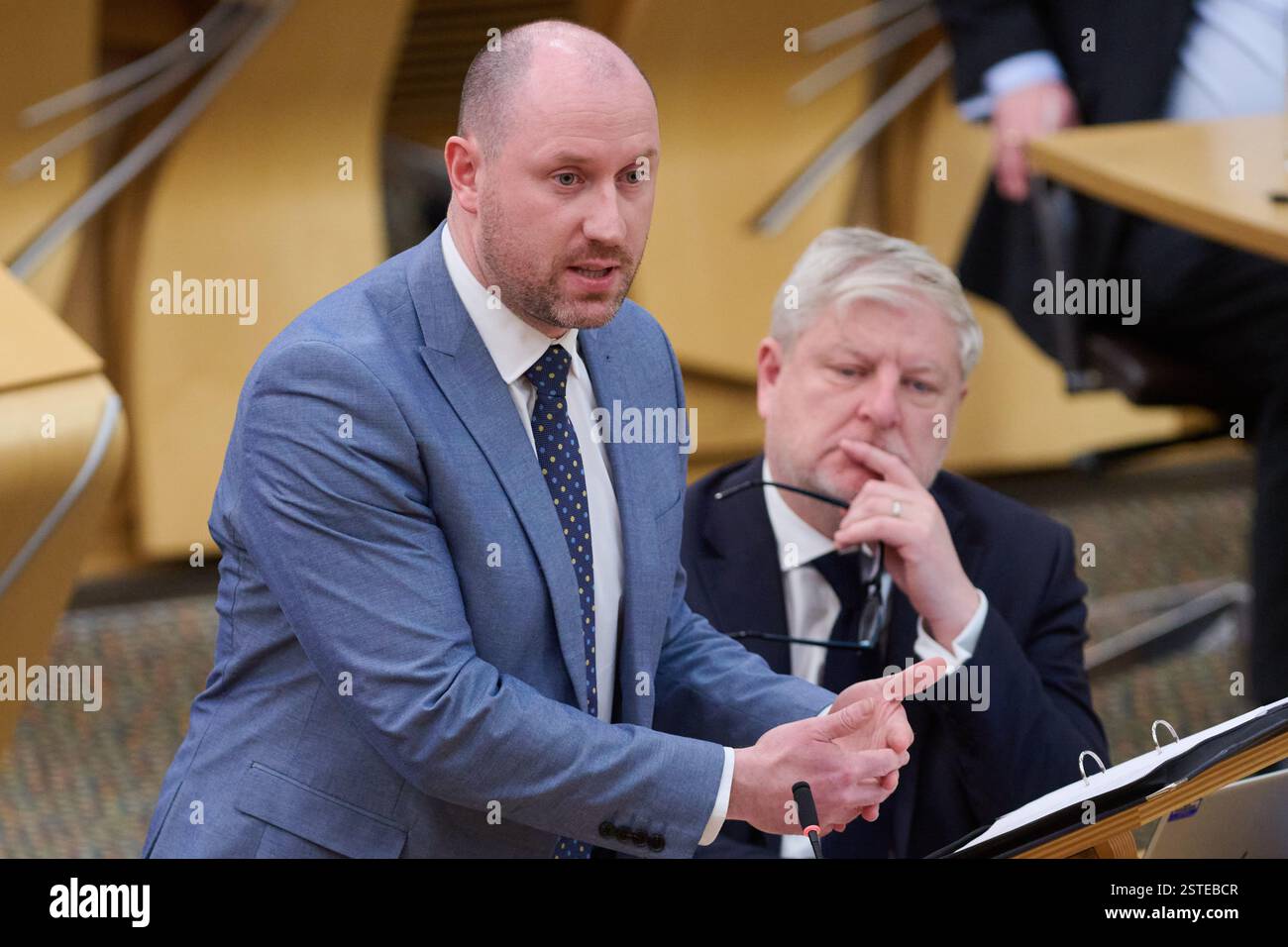 Edinburgh Scotland, UK 18 February 2025. Cabinet Secretary for Health ...