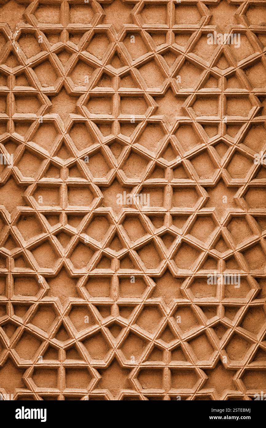 Indian ornament with Arabic motifs. Stone carving from Agra Stock Photo ...