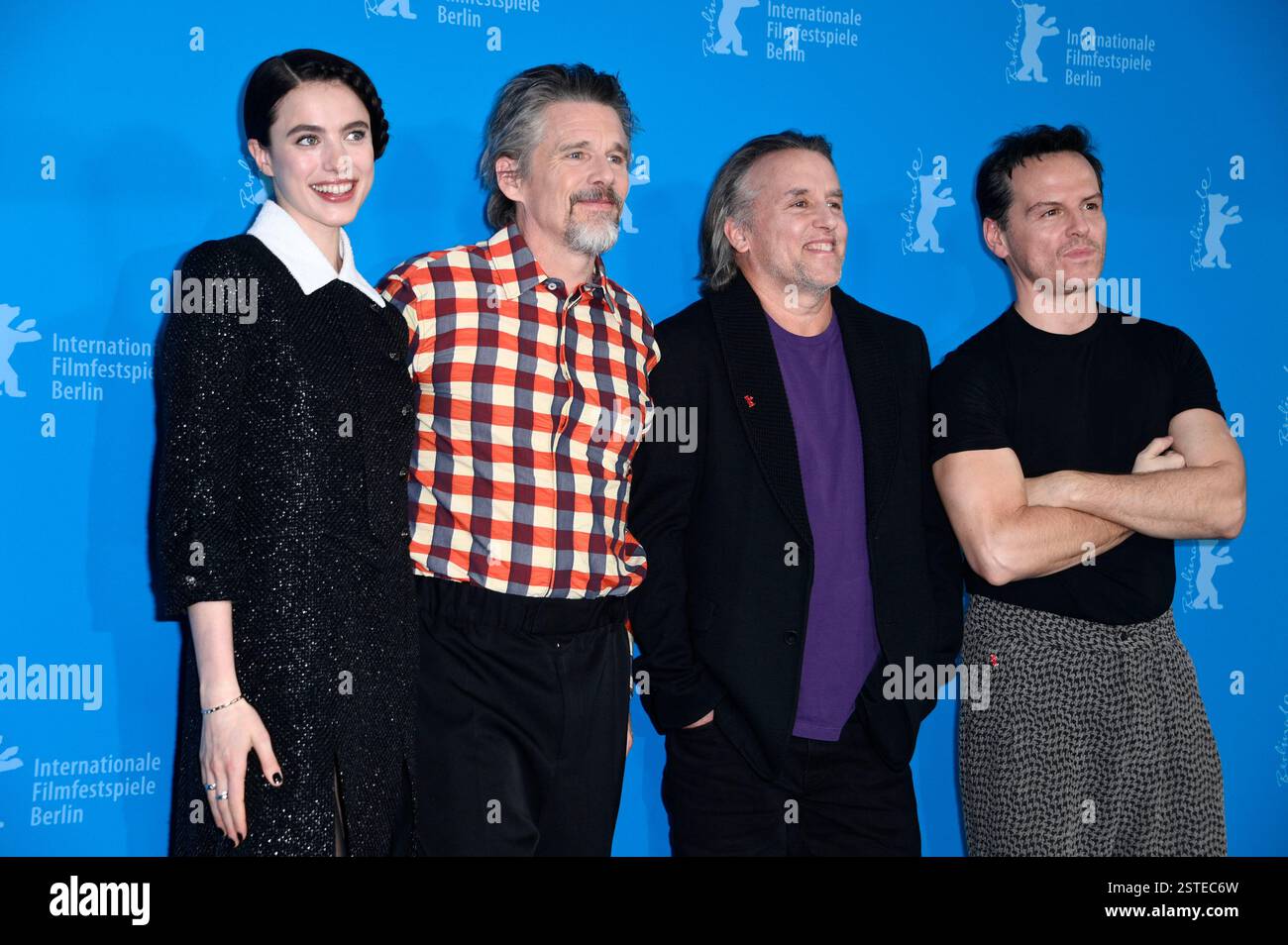 Margaret Qualley, Ethan Hawke, Richard Linklater und Andrew Scott beim ...