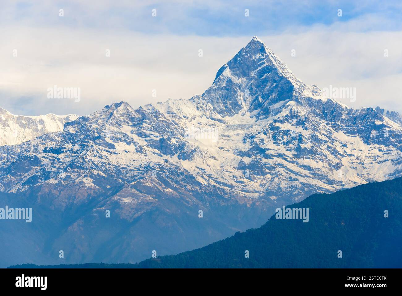 The Machhapuchhre in the Annapurna region Stock Photo - Alamy