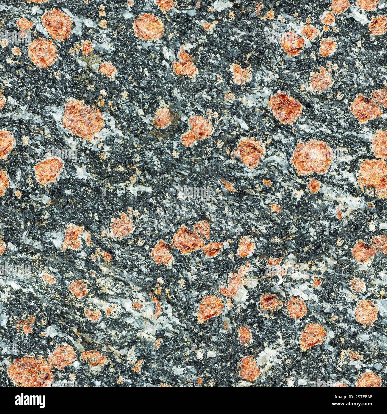 Seamless texture - surface of natural stone with red spots Stock Photo ...