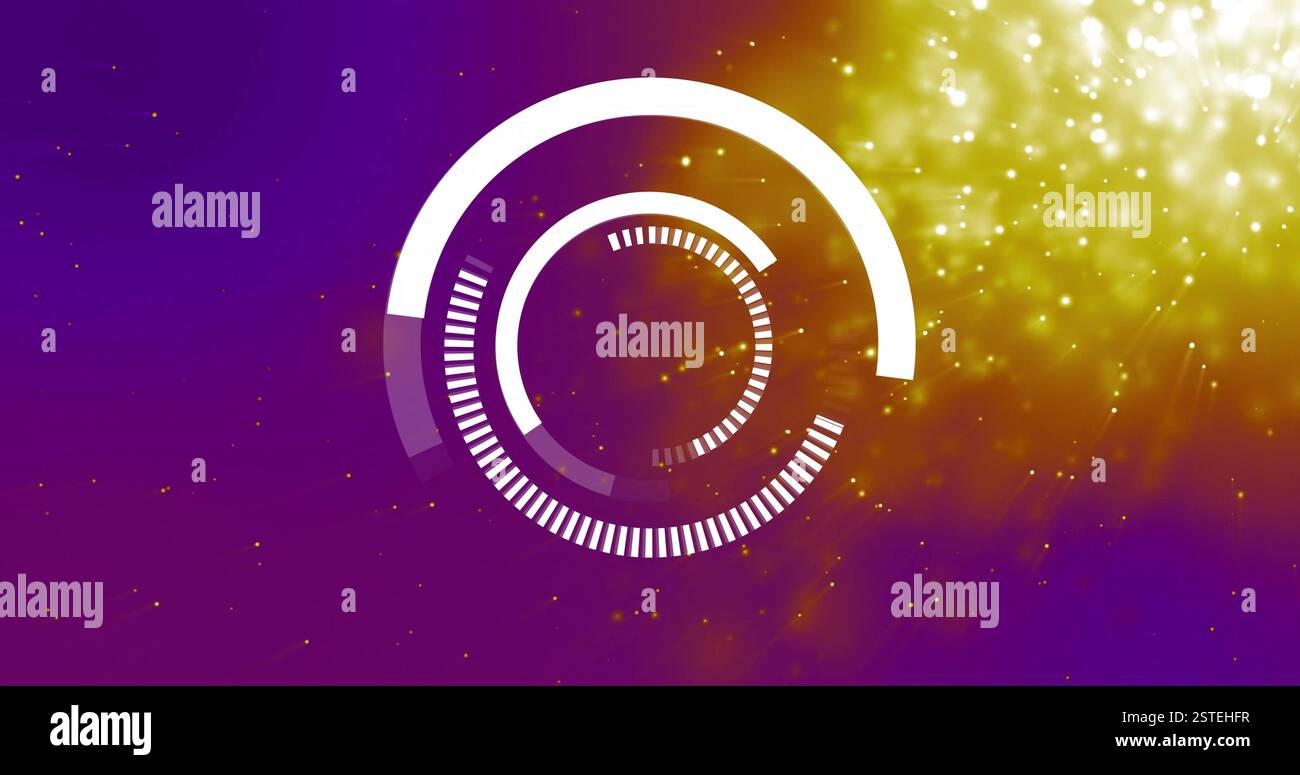 Purple glitter digital visual animation hi-res stock photography and images - Alamy