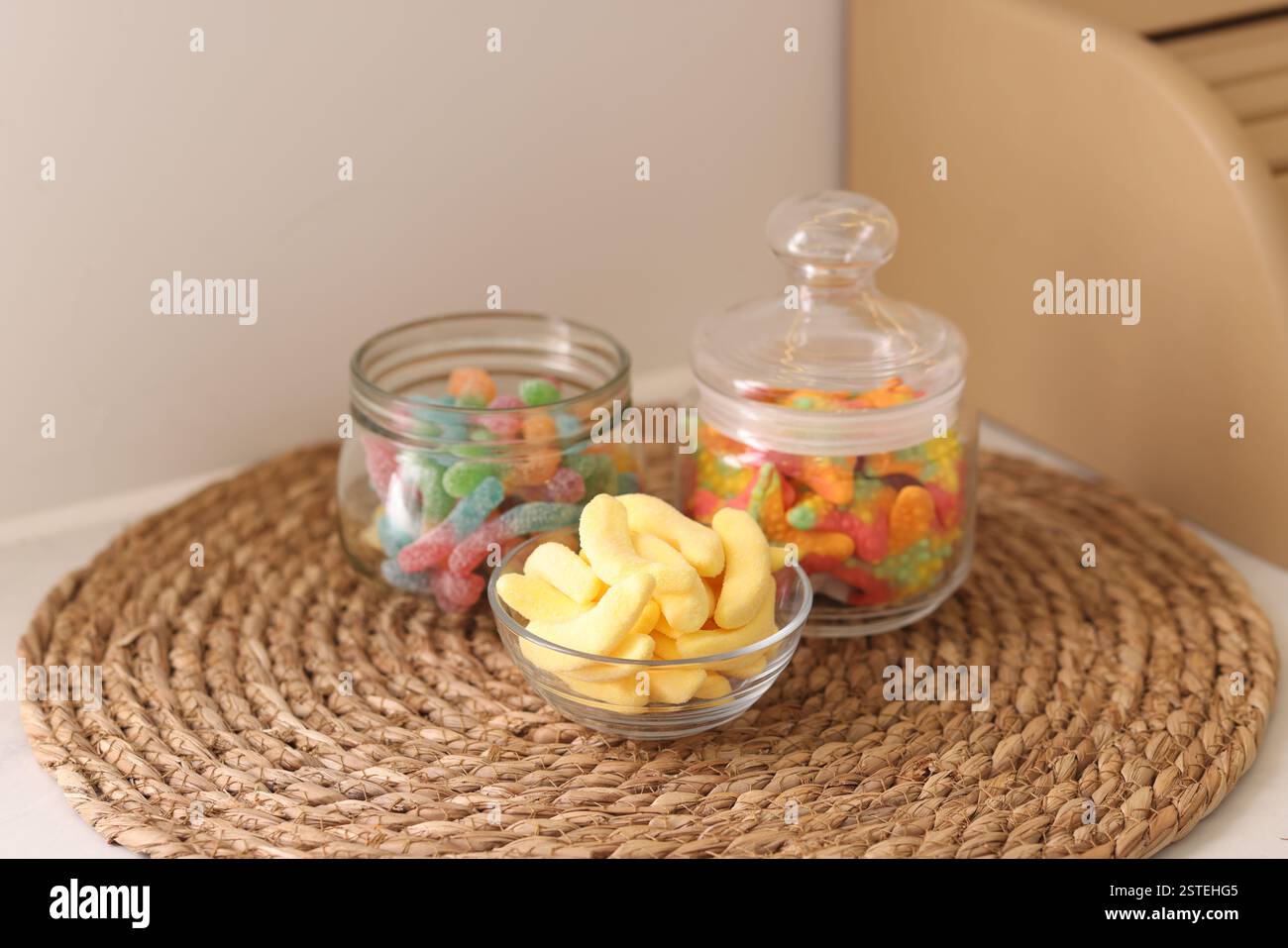 Tasty gummy candies on hi-res stock photography and images - Alamy