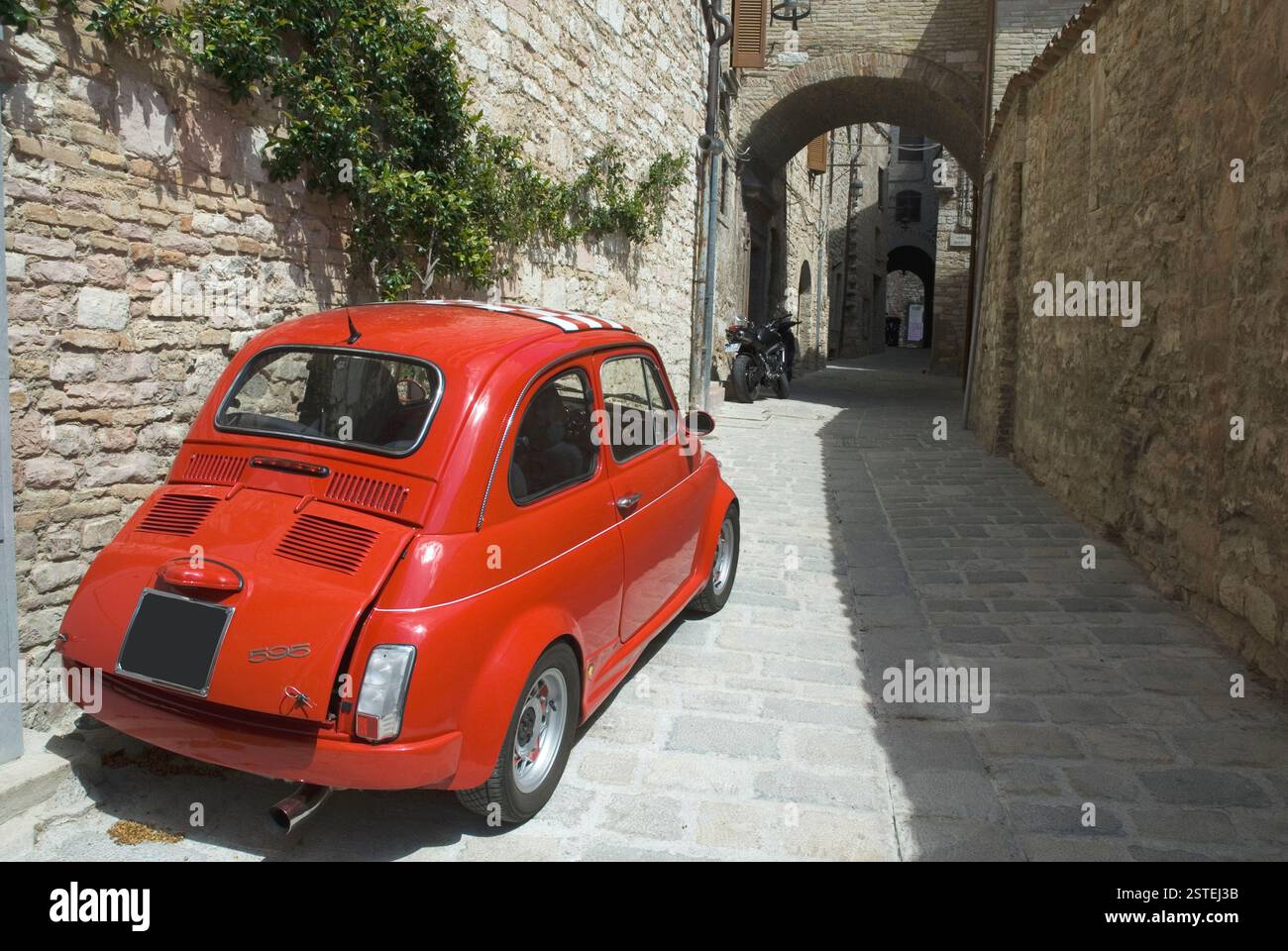 Little Italian car Stock Photo - Alamy