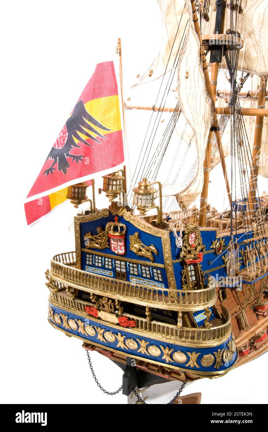 Galleon model detail hi-res stock photography and images - Alamy