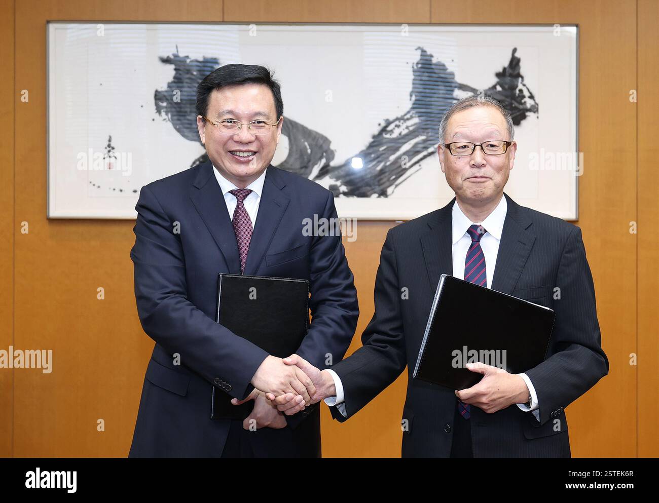 Tokyo, Japan. 18th Feb, 2025. President of Xinhua News Agency Fu Hua ...
