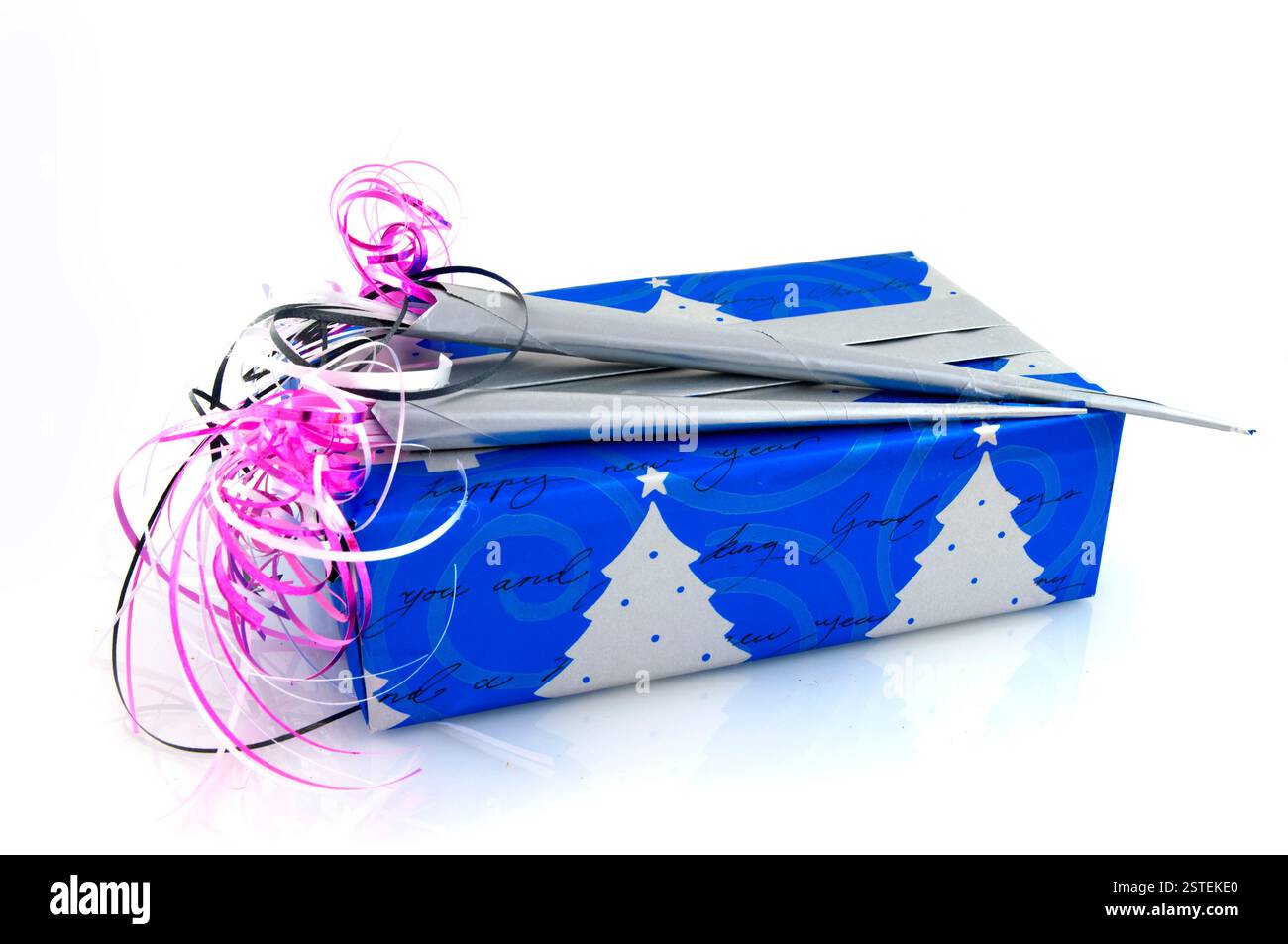 Luxury wrapped present Stock Photo - Alamy