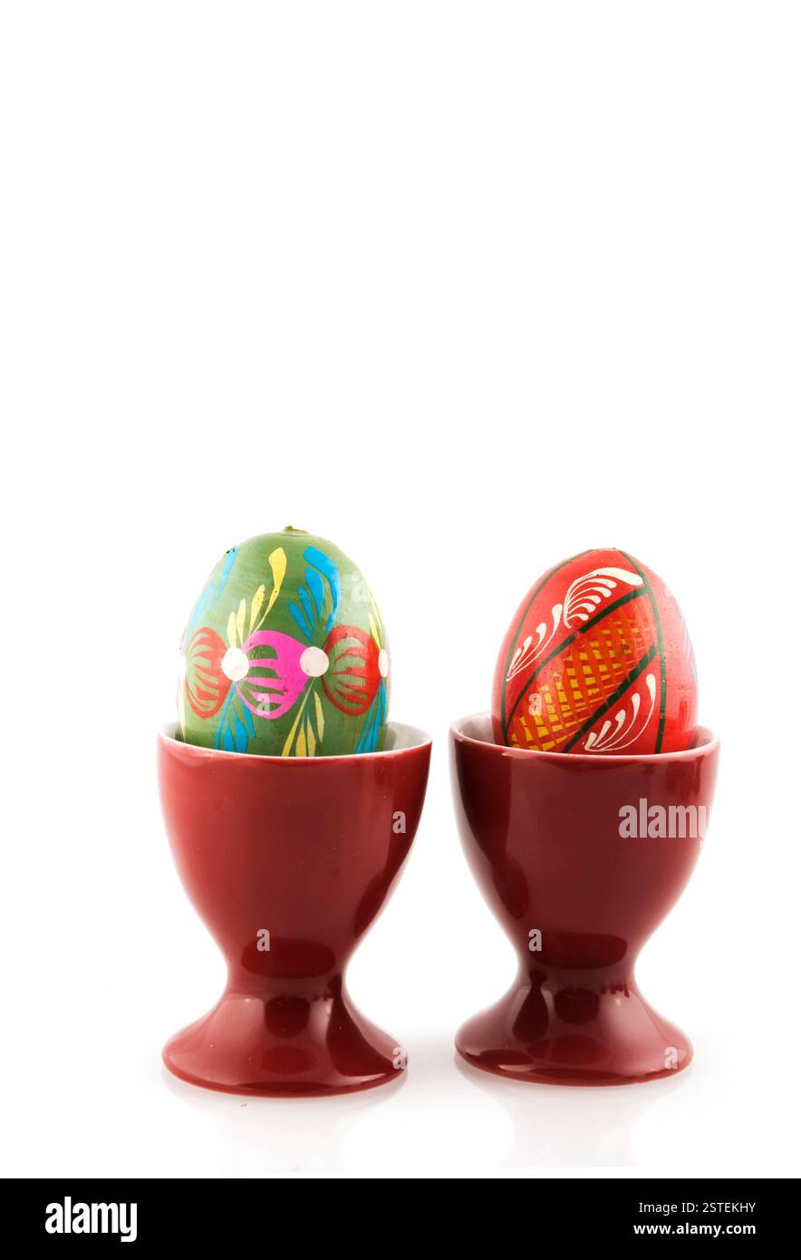 Two egg cups Stock Photo - Alamy