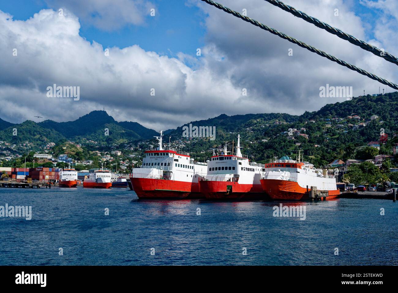 Kingstown harbor ferries hi-res stock photography and images - Alamy