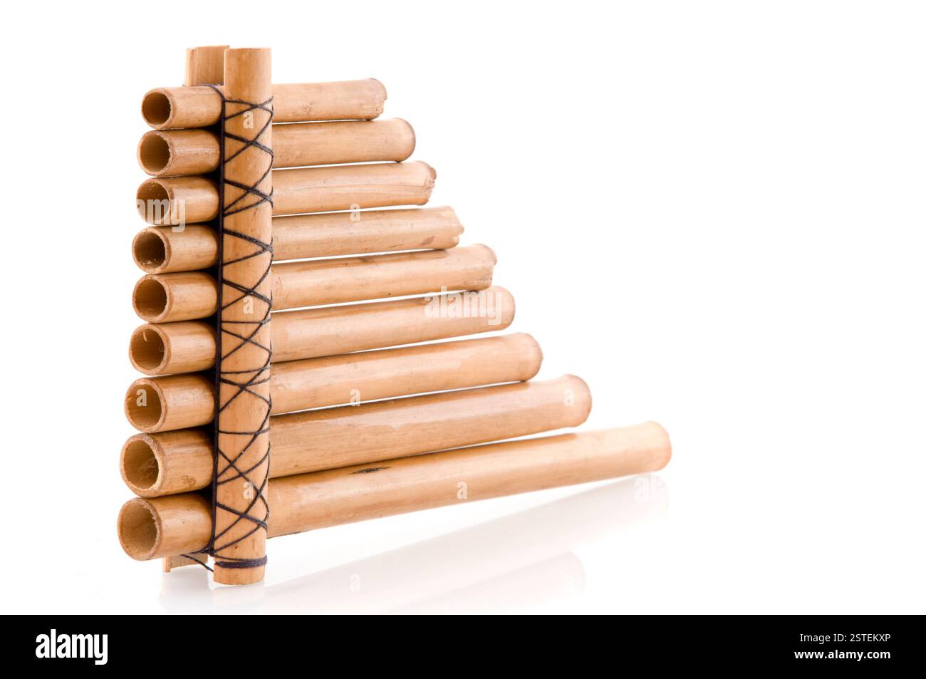 Wooden panpipes from south america hi-res stock photography and images ...