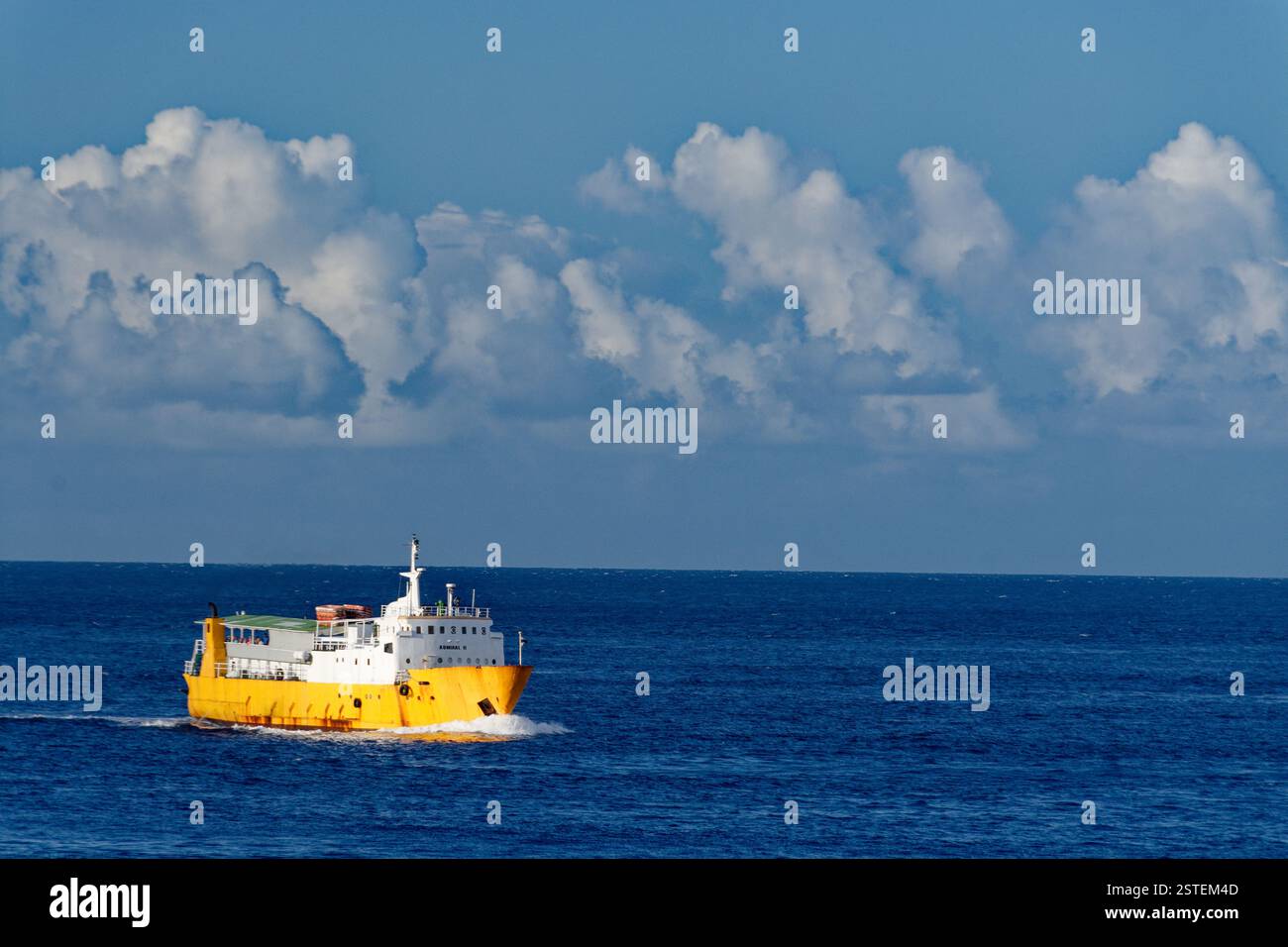 St vincent yellow ferry hi-res stock photography and images - Alamy
