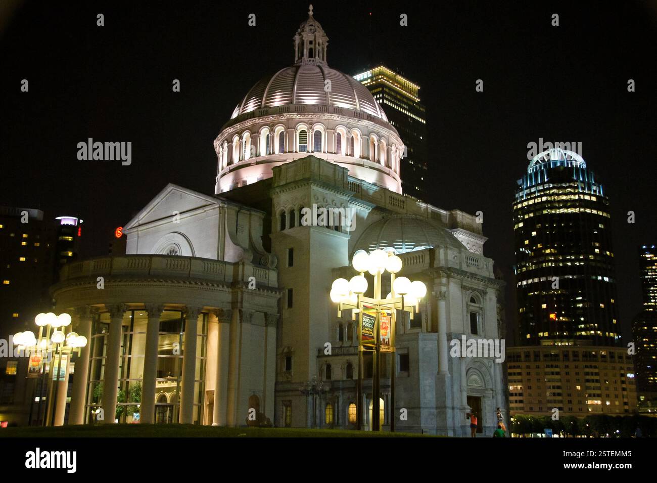 The First Church of Christ, Scientist, Christian Science Plaza. A majestic white marble ...