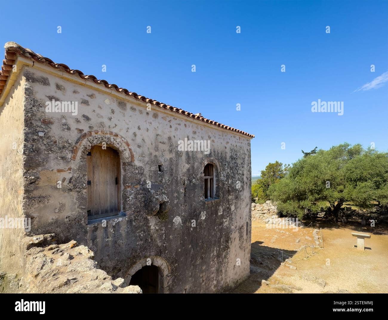 Meospotamos, Greece - July 3, 2024: Necromanteion of Acheron. Upper ...