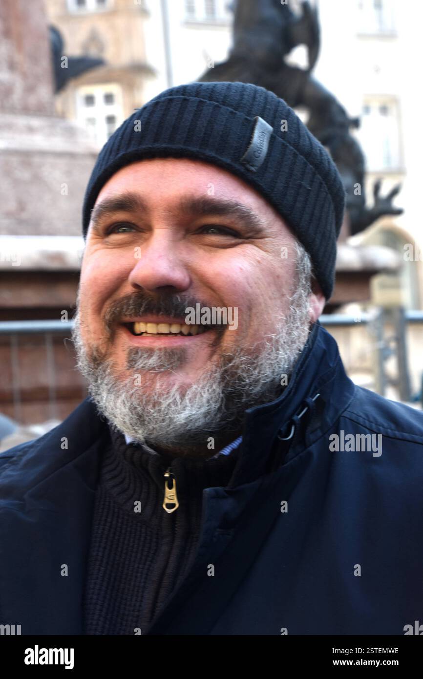 Daniel Foest FdP MdB Muenchen 18.02.2025 Marienplatz Christian Lindner FDP MdB ...