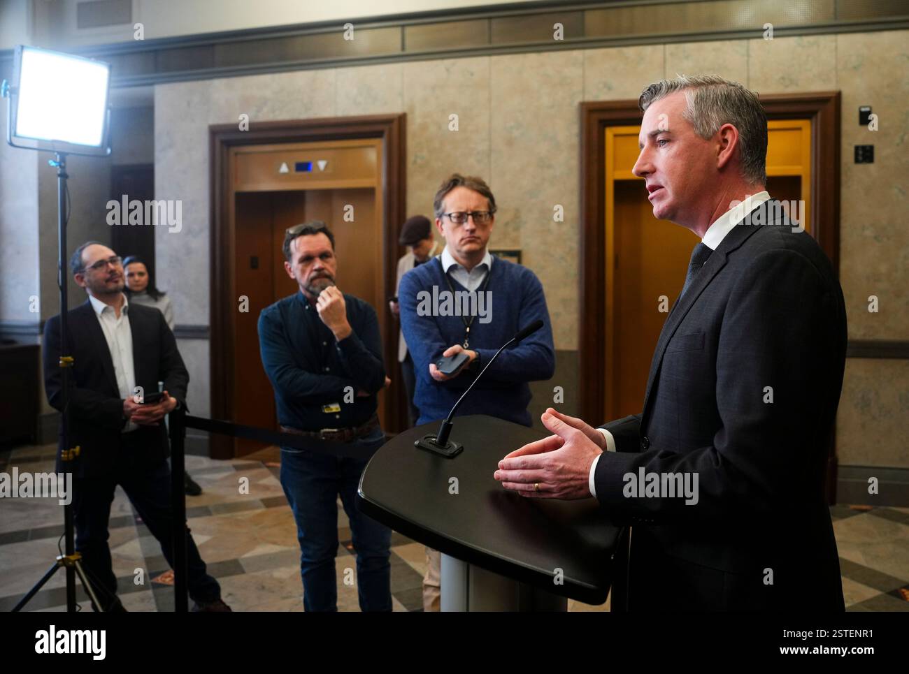 Ottawa, Canada. 18th Feb, 2025. Conservative member of Parliament ...