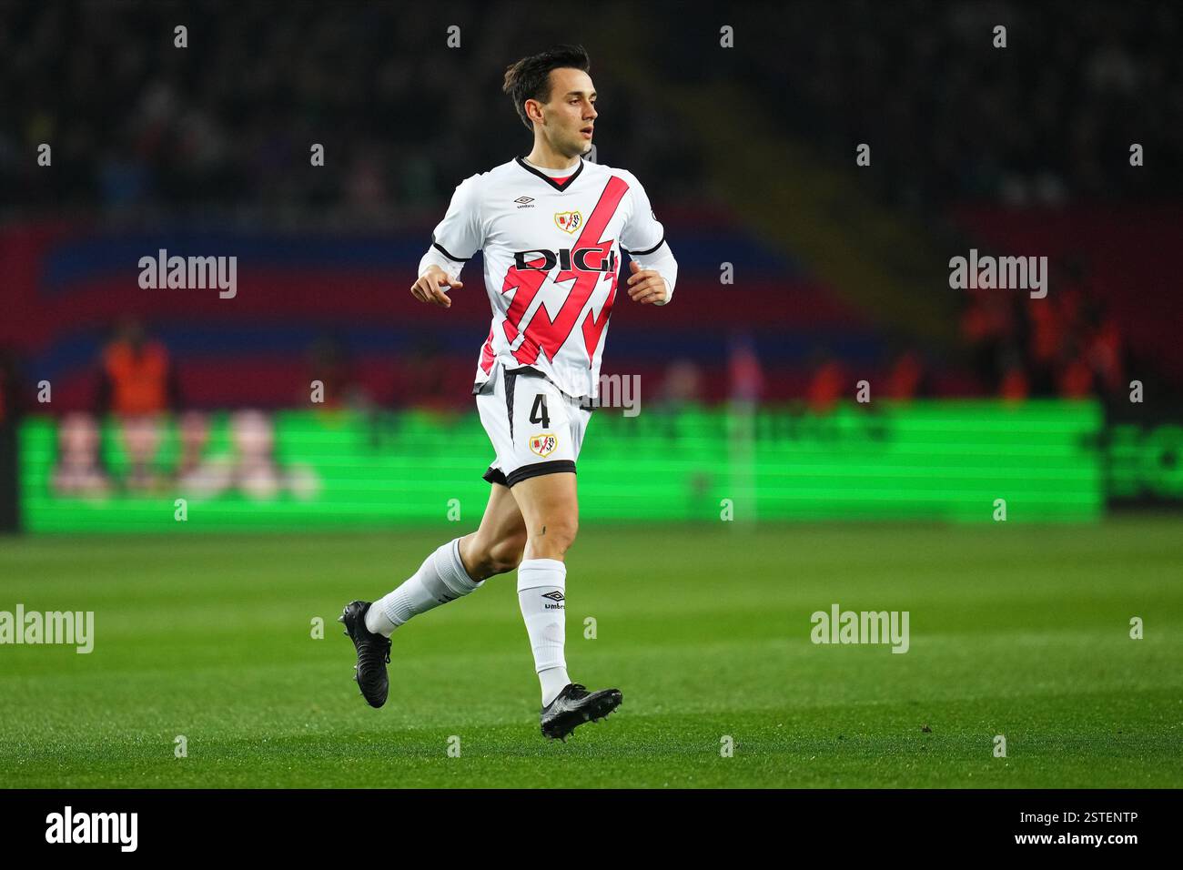 Barcelona, Spain. 18th Feb, 2025. Pedro Diaz of Rayo Vallecano during ...