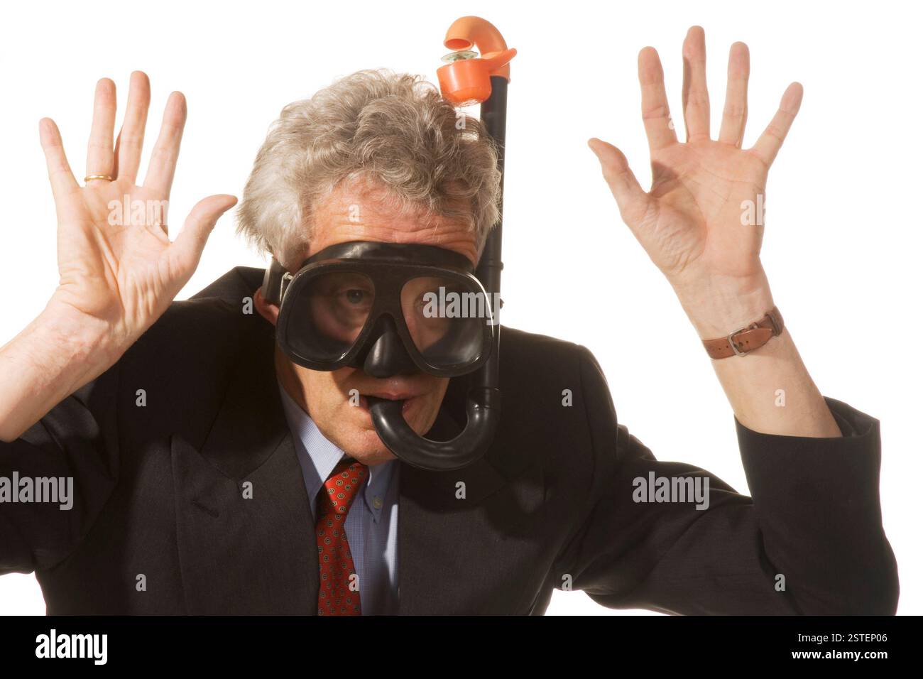 Business man in stress Stock Photo - Alamy