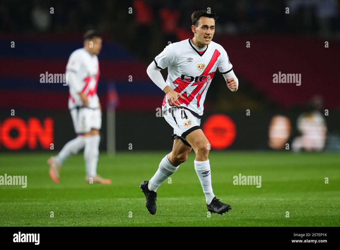 Barcelona, Spain. 18th Feb, 2025. Pedro Diaz of Rayo Vallecano during ...