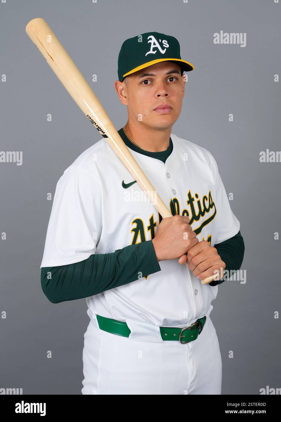 This is a 2025 photo of Gio Urshela of the Athletics baseball team ...