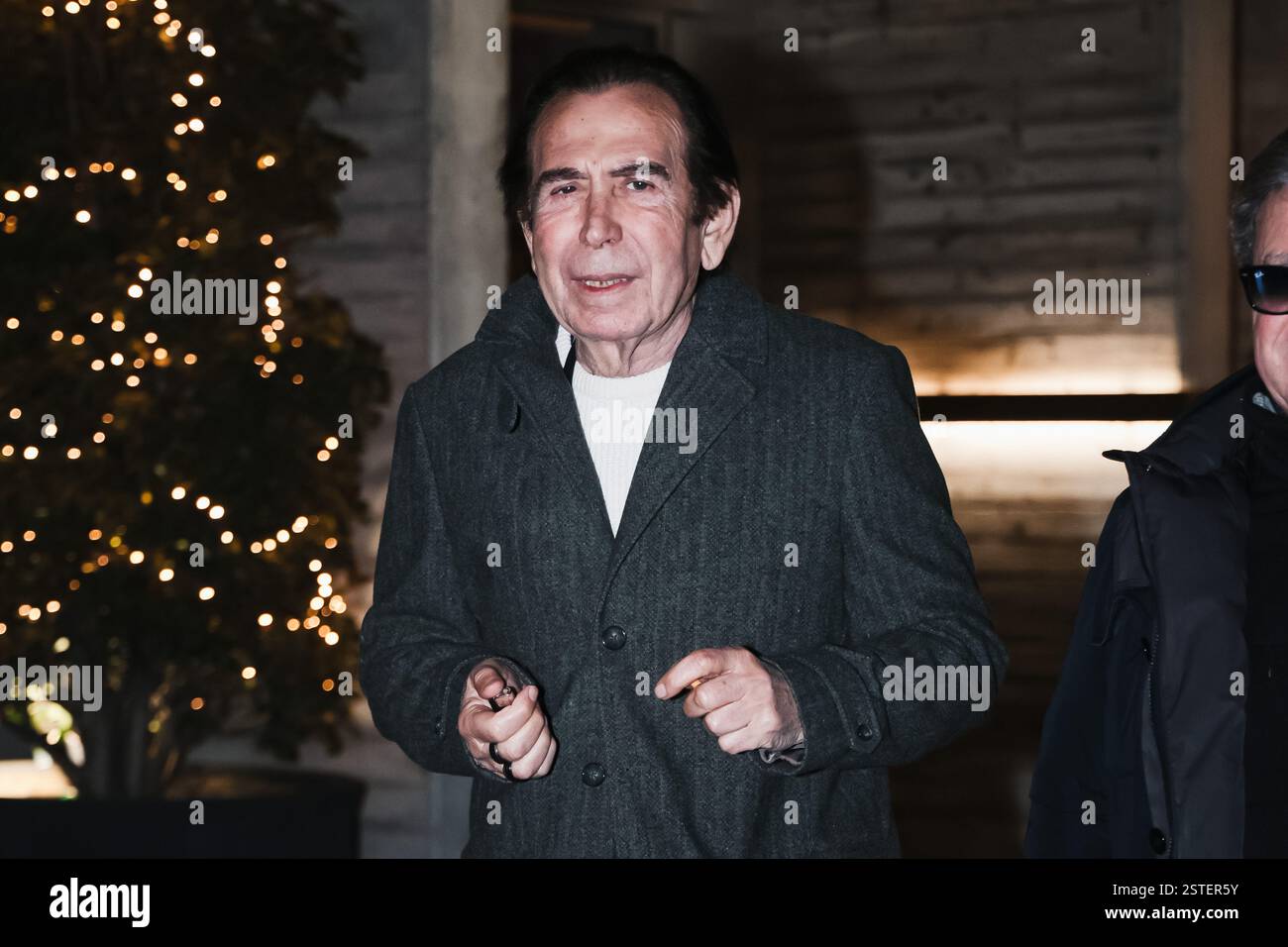 Giucas Casella arrives at Che Tempo Che Fa Tv Show at Nove Studios in ...