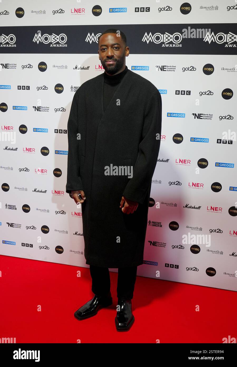 Bashy attends the Mobo Awards at the Utilita Arena Newcastle. Picture ...