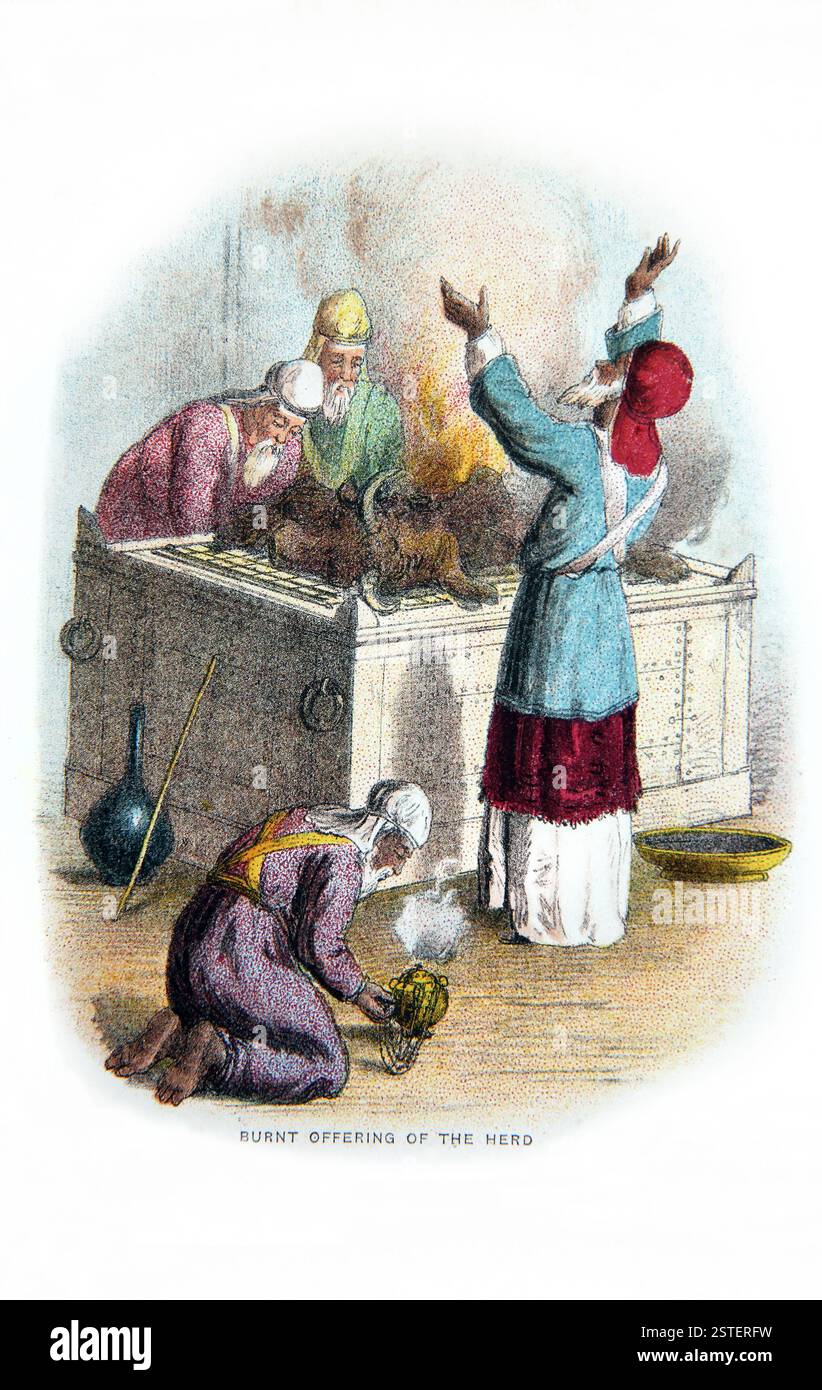 Jewish high priest sacrifice hi-res stock photography and images - Alamy