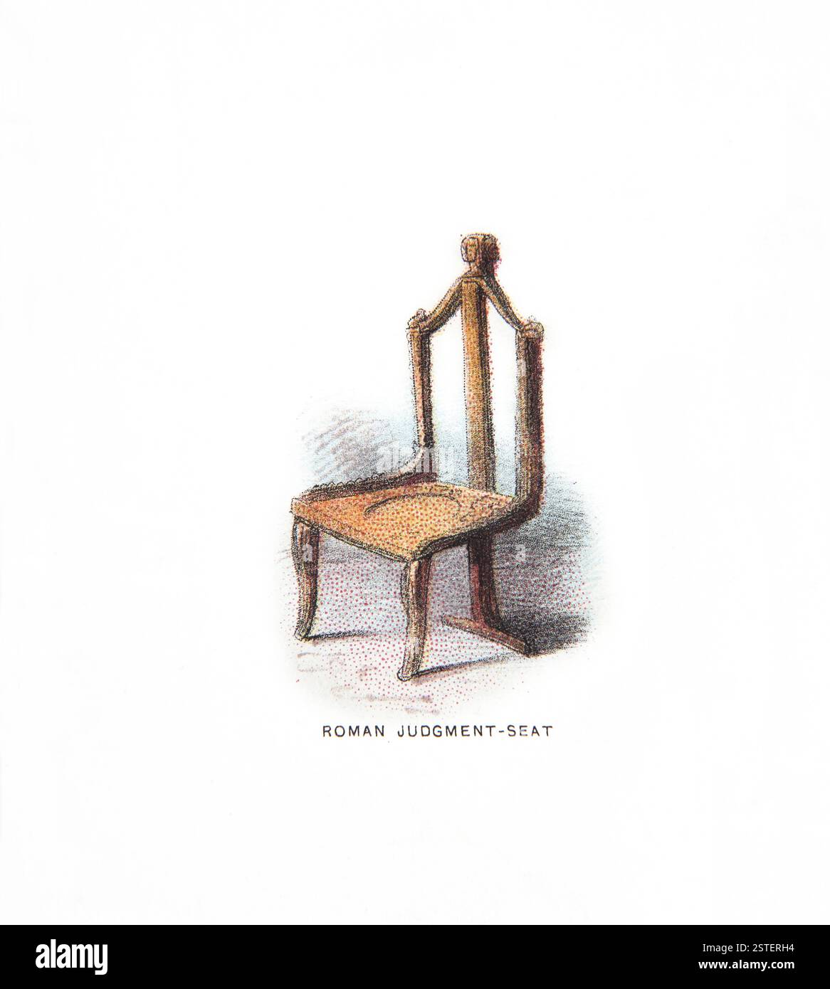 Illustration of a Roman Judgement Seat From and Example at Wilton House ...