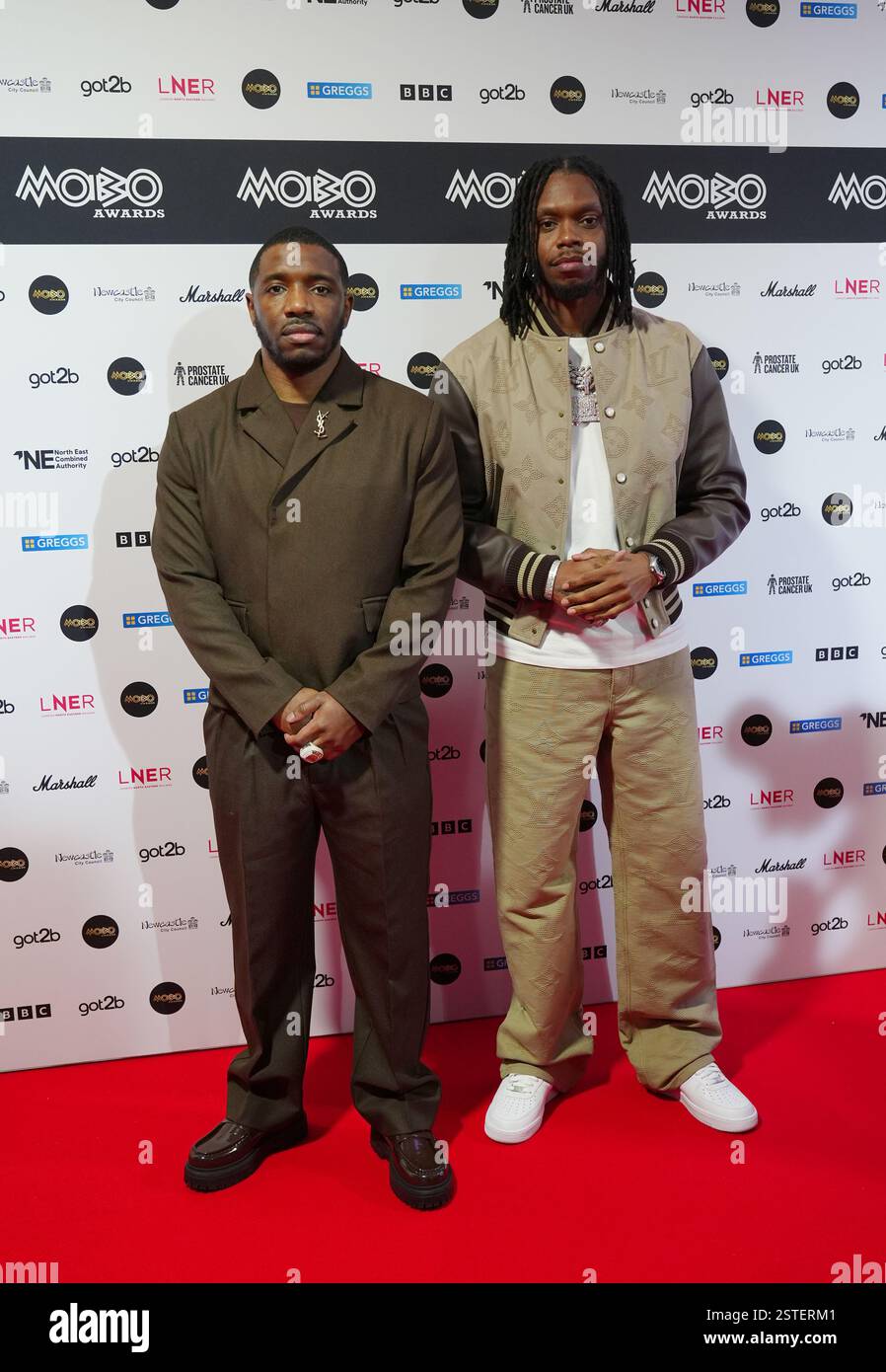 Krept and Konan attend the Mobo Awards at the Utilita Arena Newcastle ...