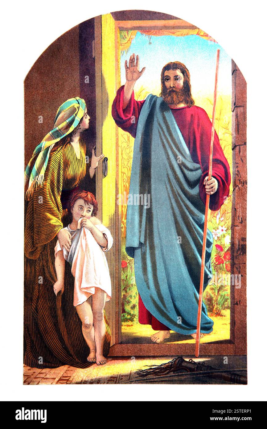 Jesus sends out his disciples hi-res stock photography and images - Alamy