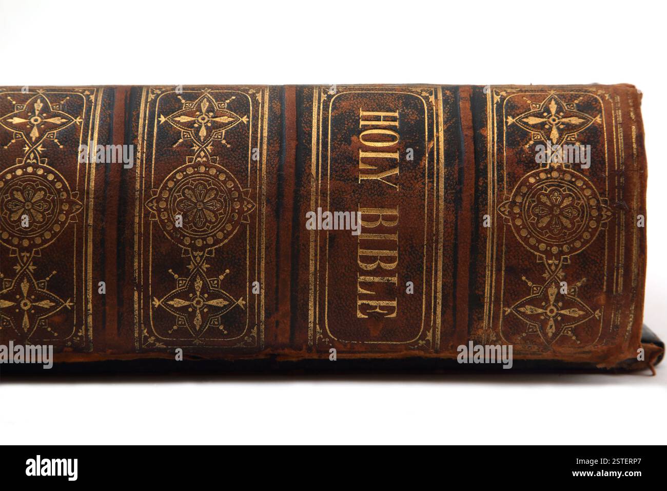 Antique Leather Bound 1800's Brown's Self-Interpreting Family Bible ...