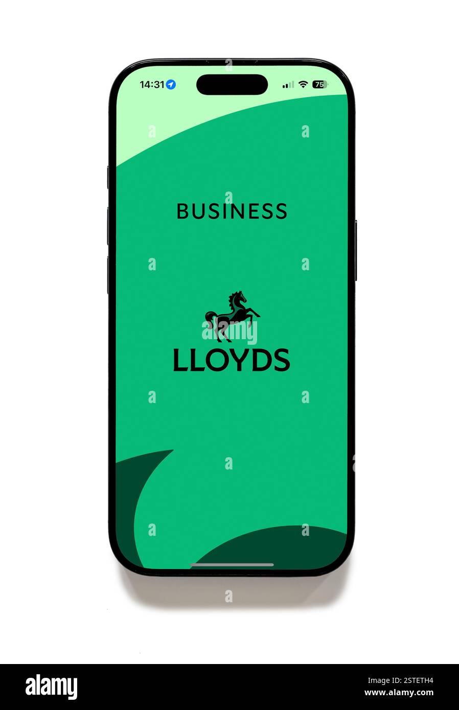 Lloyds Business online banking app on an iPhone 16 Plus Stock Photo - Alamy