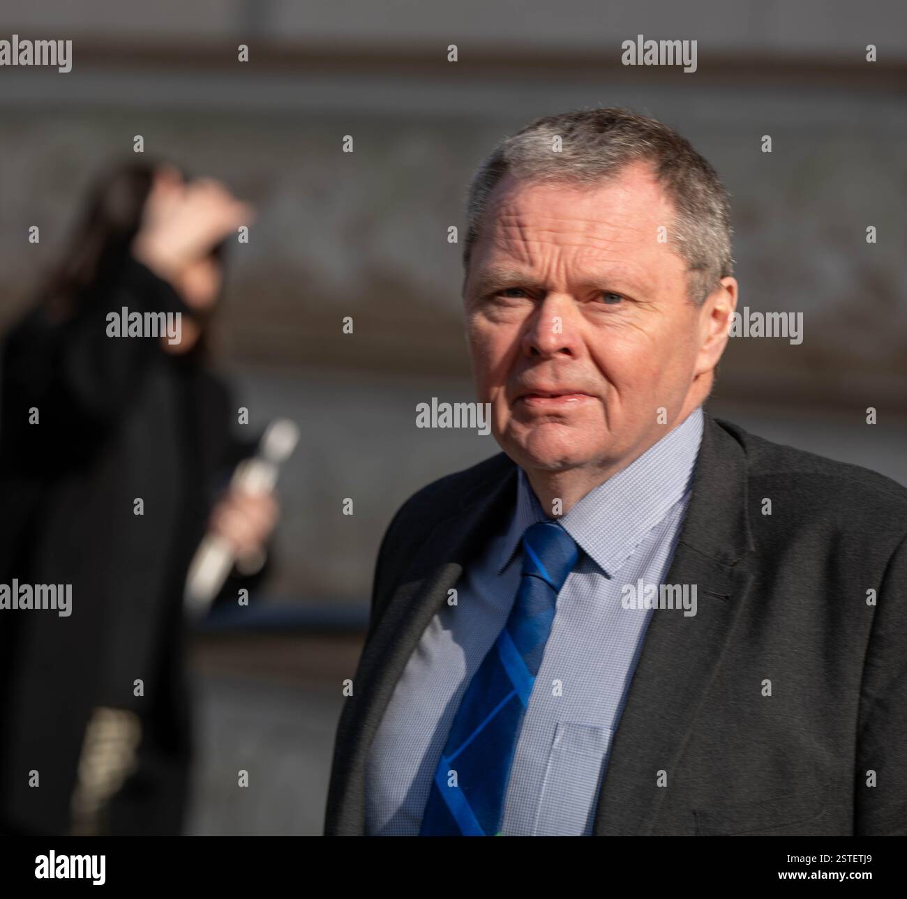 London, UK. 18th Feb, 2024. Farmers leaders meet Treasury Officials ...