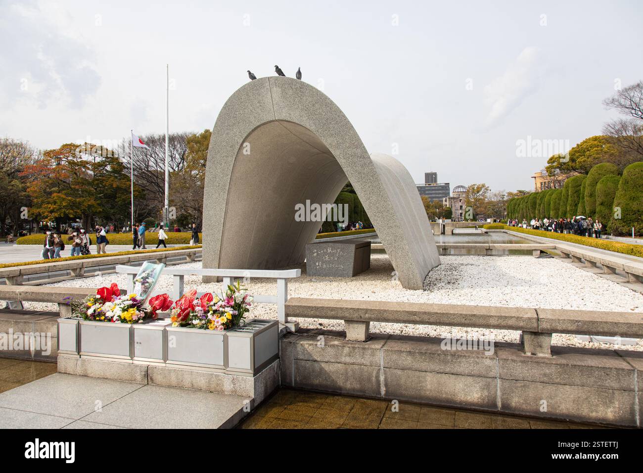 Hiroshima, Japan - 30-3-2024: peace park and Dome, preserved ruins ...