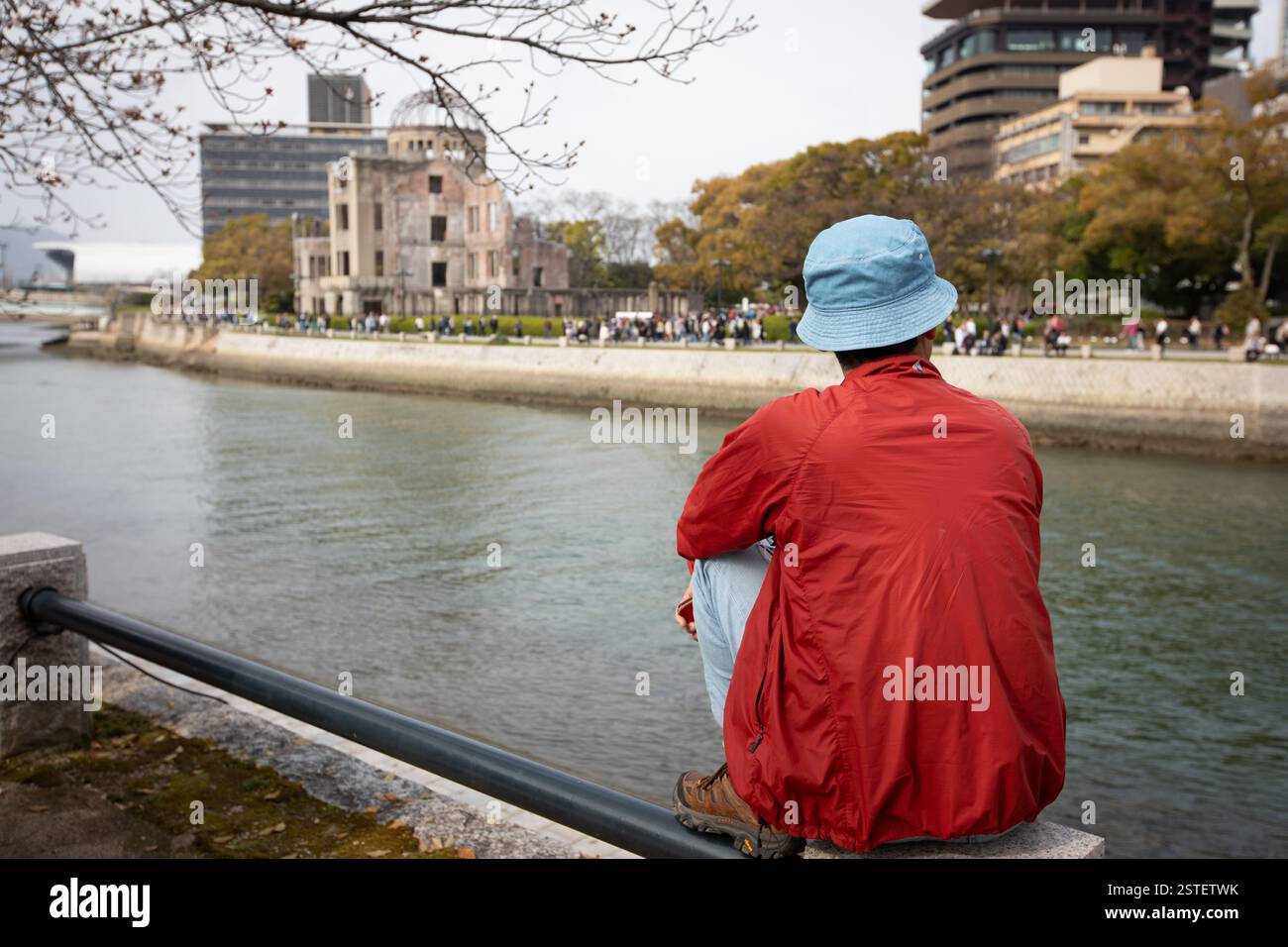 Hiroshima, Japan - 30-3-2024: peace park and Dome, preserved ruins ...