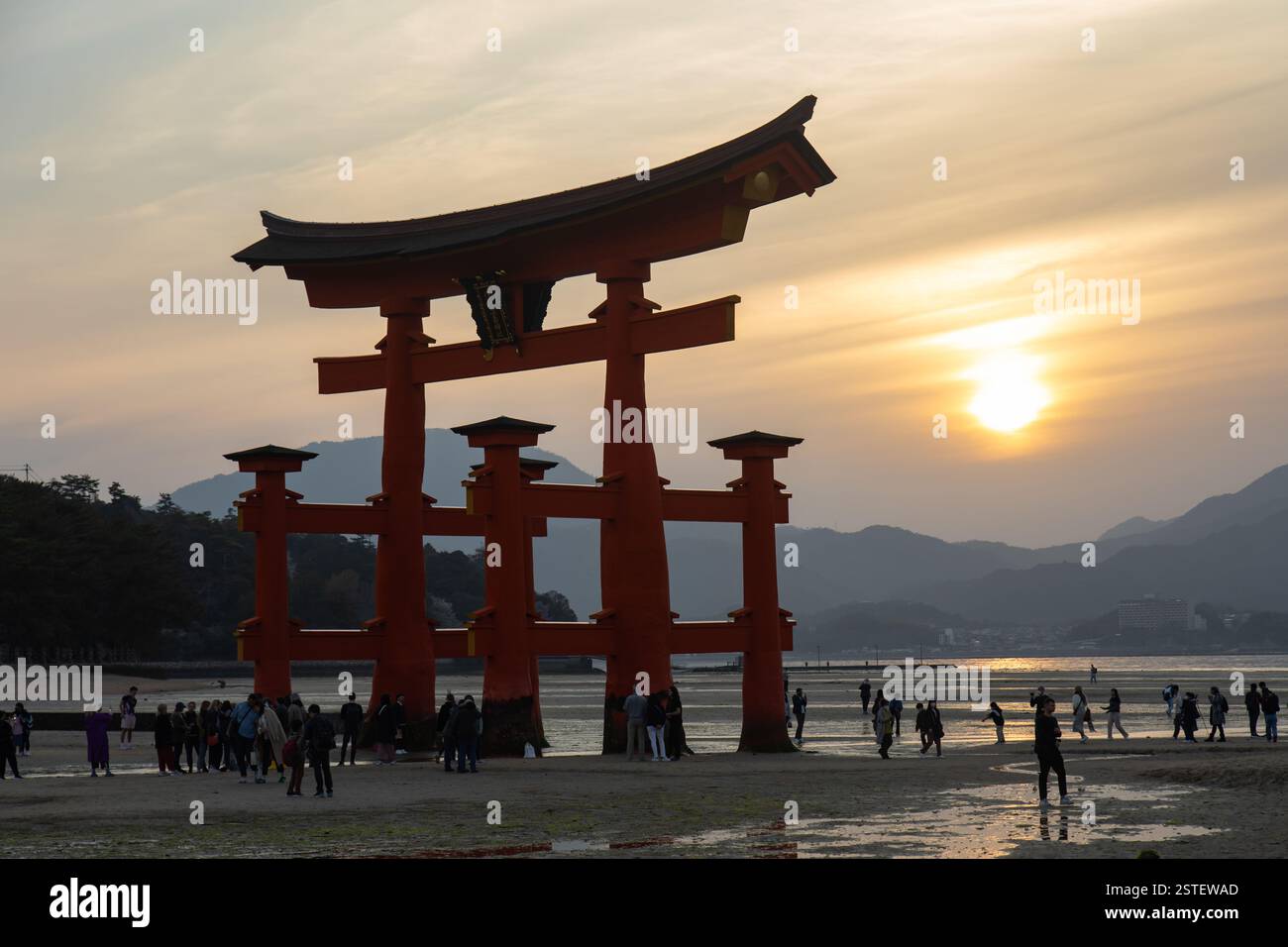 Itsukushima, Hiroshima, Japan - 30-3-2024: Miyajima Island, famous ...