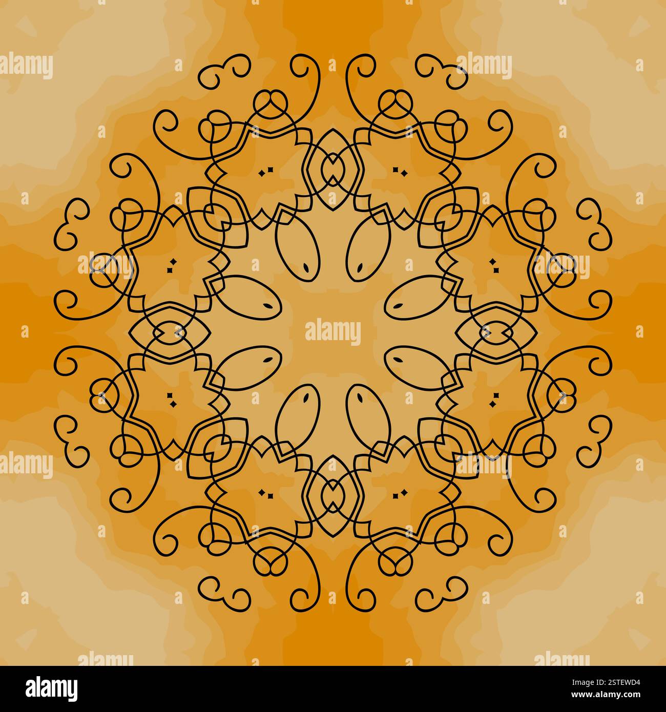 Indian tiles design mandala hi-res stock photography and images - Alamy