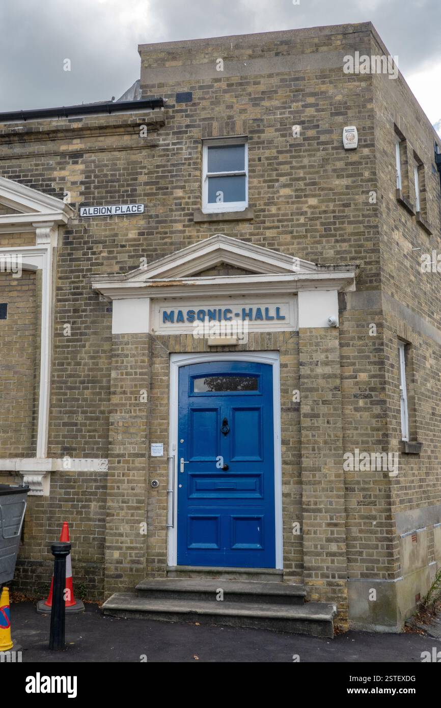 Masonic Hall Building Extrance And Exterior Albion Place,Southampton ...