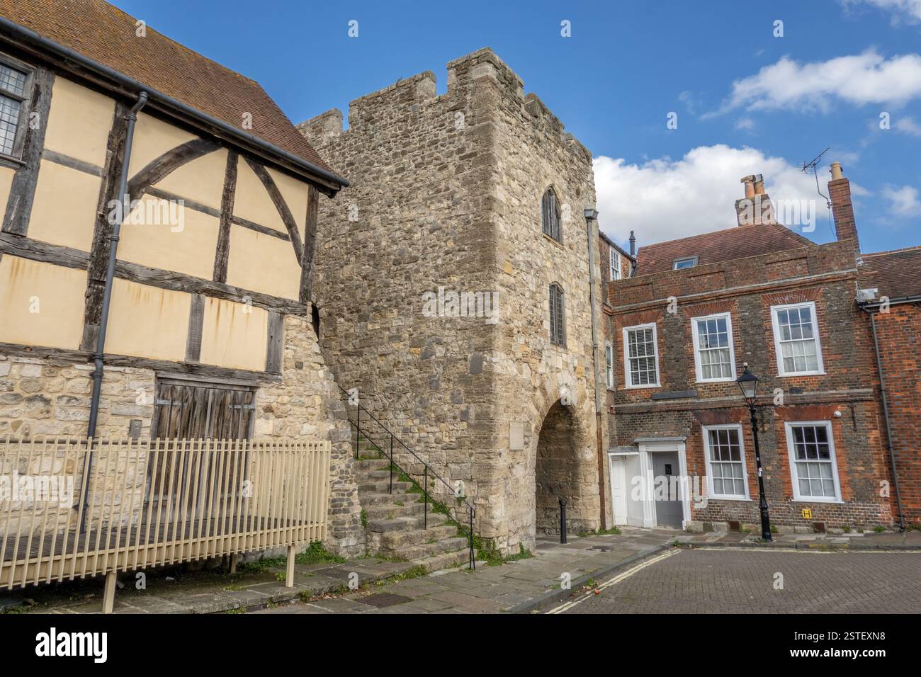 Westgate Hall And West Gate Part Of The Medieval City Wall Of ...