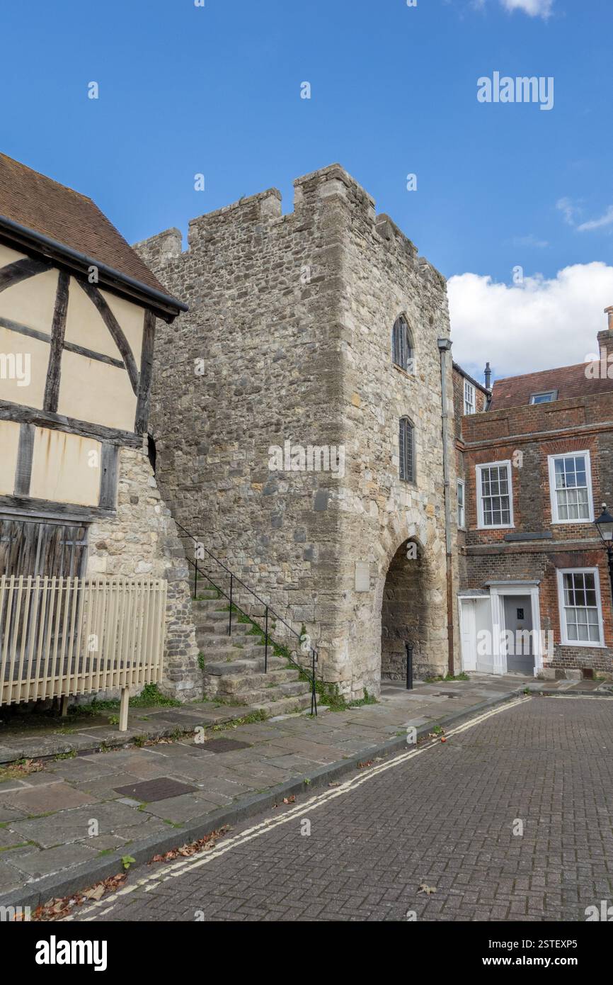 Westgate Hall And West Gate Part Of The Medieval City Wall Of ...