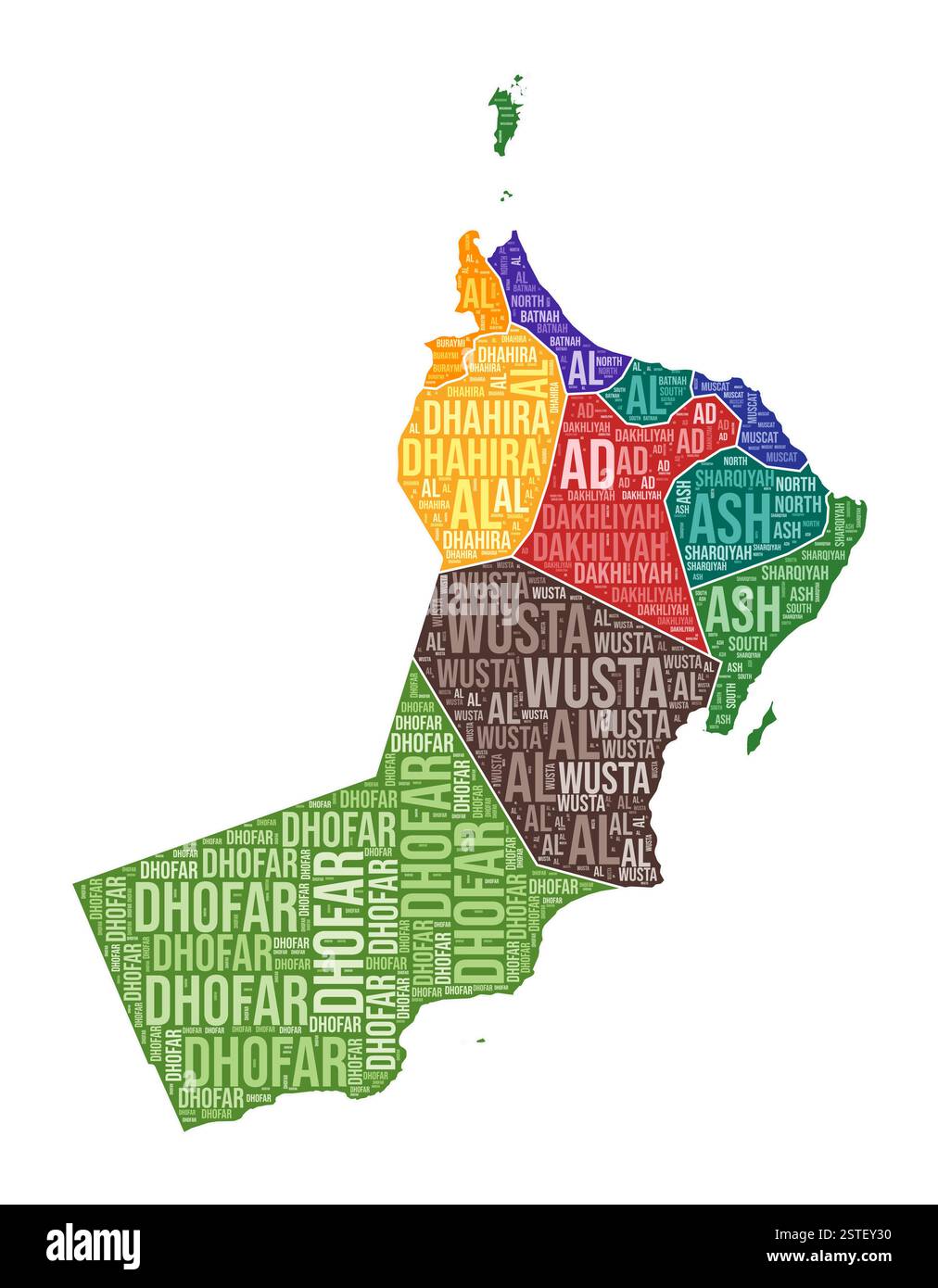 Appealing Oman Map Vector Photos