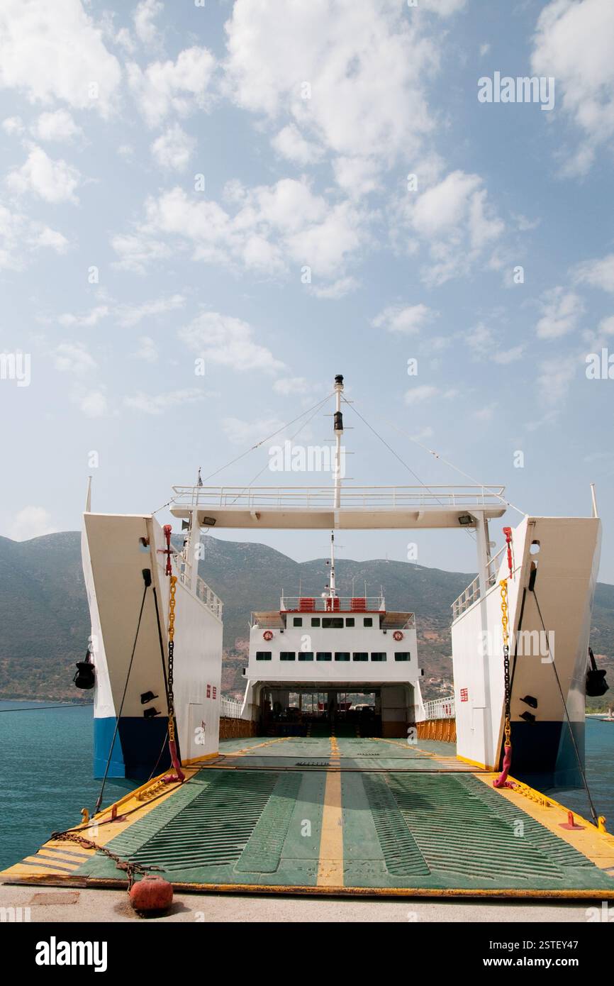 Lefkas ferry hi-res stock photography and images - Alamy
