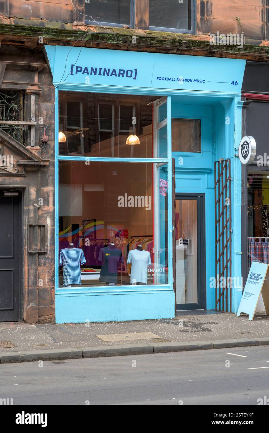 Paninaro shop on King Street, Glasgow, Scotland, UK, Europe Stock Photo ...
