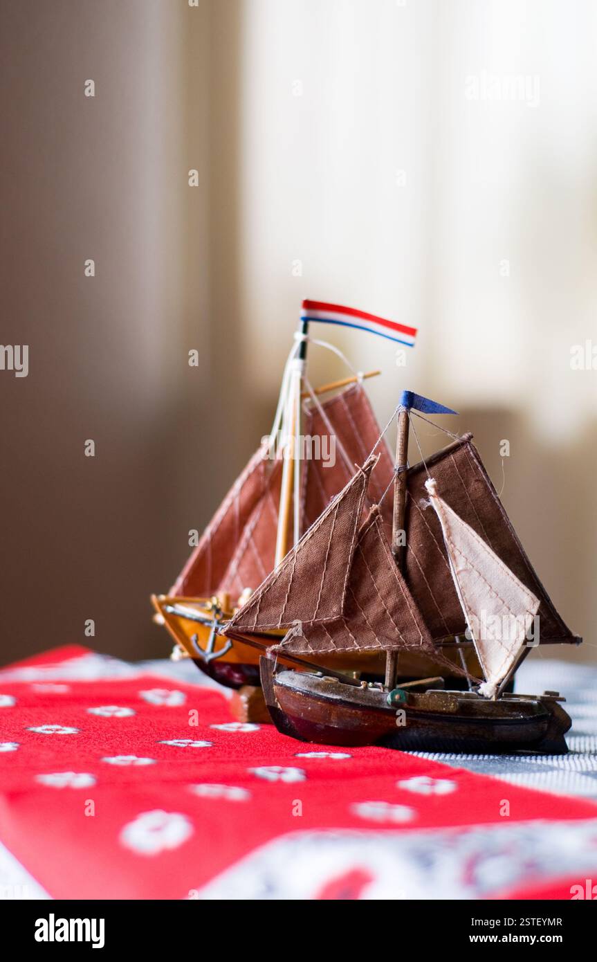 Typical Dutch classic boats Stock Photo - Alamy
